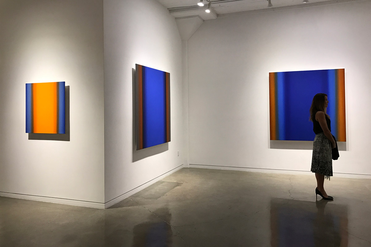 Ruth Pastine Ethereal Material, contemporary art, oil painter, minimalist