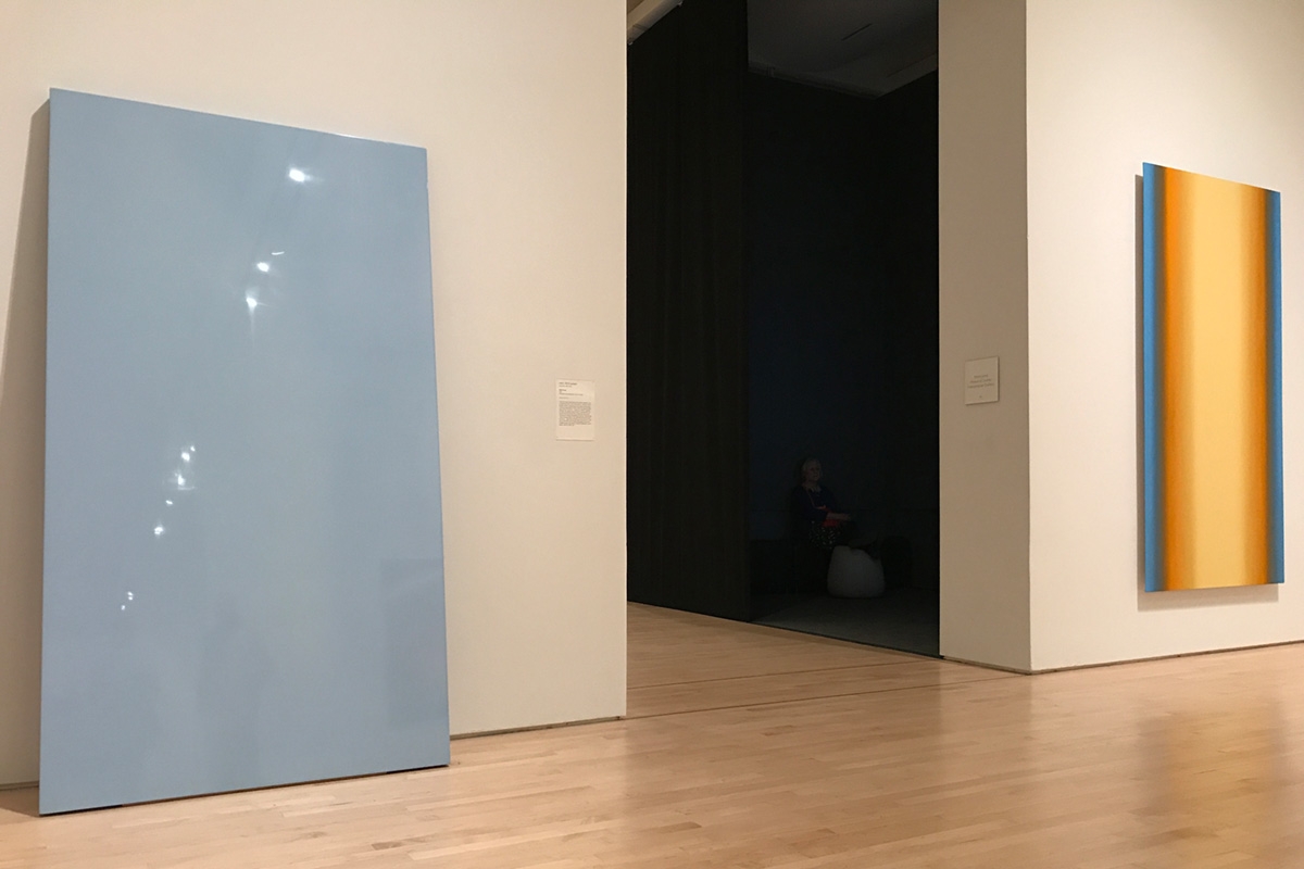 Ruth Pastine, SFMOMA, Witness 5, contemporary art, oil painter